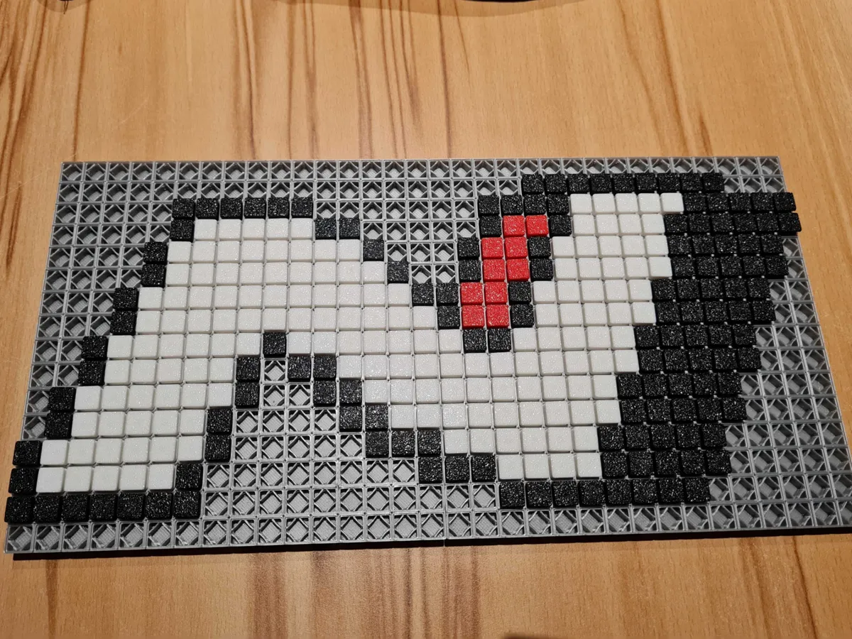 Hyundai i20N i30N Logo 16x32 Pixel Puzzle - Modèle d'Impression 3D ...