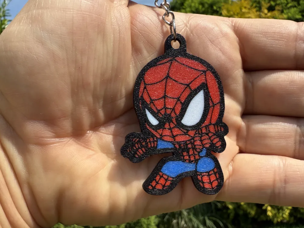 Spider Man Keychain by Rush MakerWorld: Download Free 3D Models