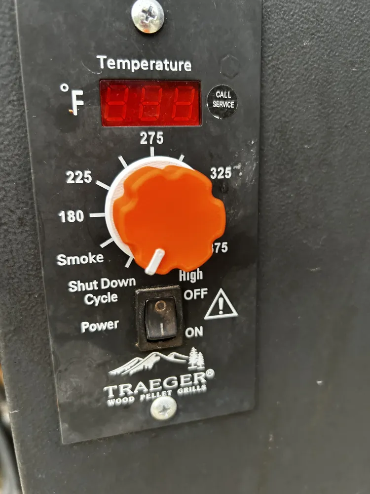 Traeger Temperature Control Knob by Taylorcd MakerWorld: Download Free ...