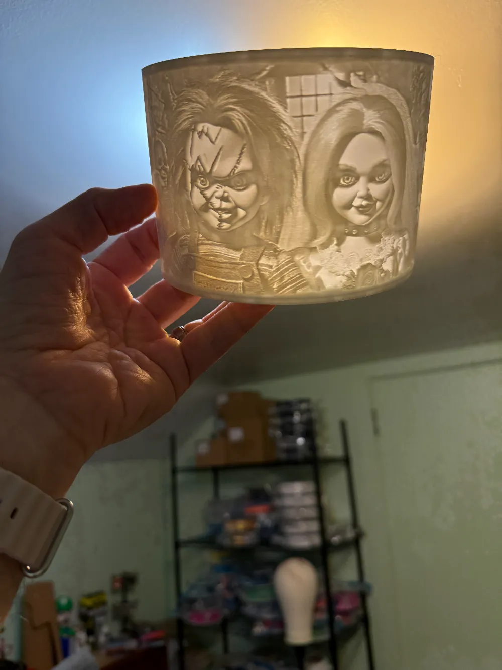 Chucky and Chucky's Bride Night Light - Requested - Free 3D Print Model ...