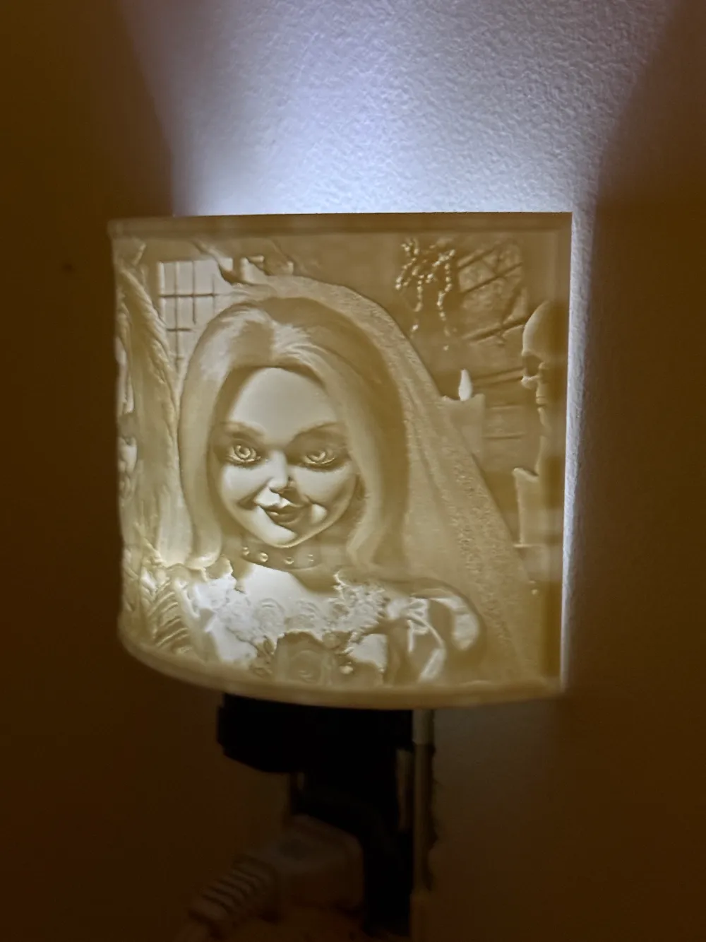 Chucky and Chucky's Bride Night Light - Requested - Free 3D Print Model ...