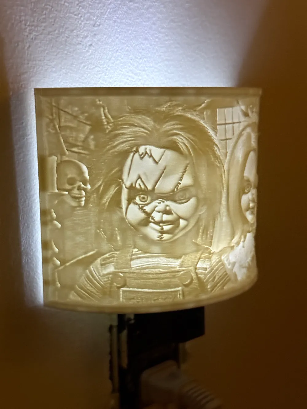 Chucky and Chucky's Bride Night Light - Requested - Free 3D Print Model ...