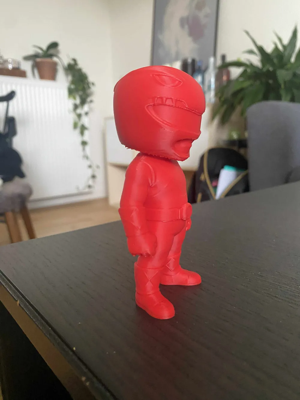 Red Power Ranger Chibi Style - Free 3D Print Model - MakerWorld