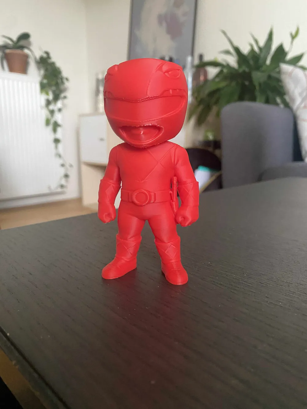 Red Power Ranger Chibi Style - Free 3D Print Model - MakerWorld