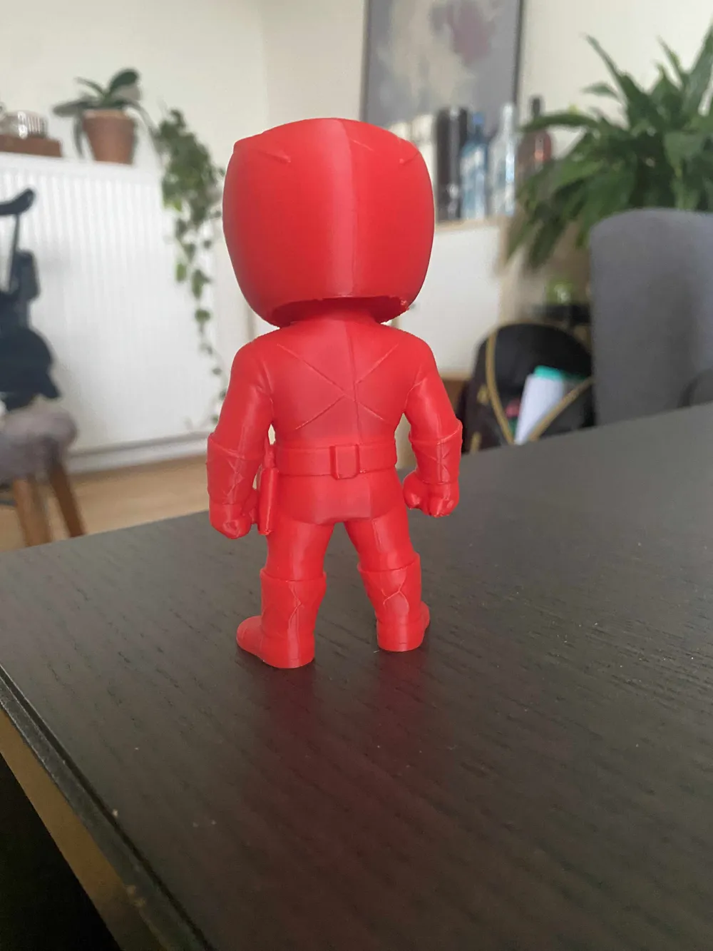 Red Power Ranger Chibi Style - Free 3D Print Model - MakerWorld