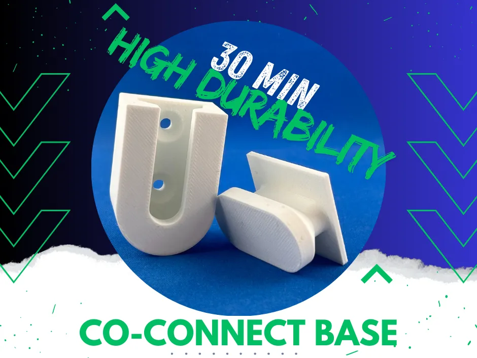 Co-Connect Wall Mount Base Swappable System - Free 3D Print Model ...