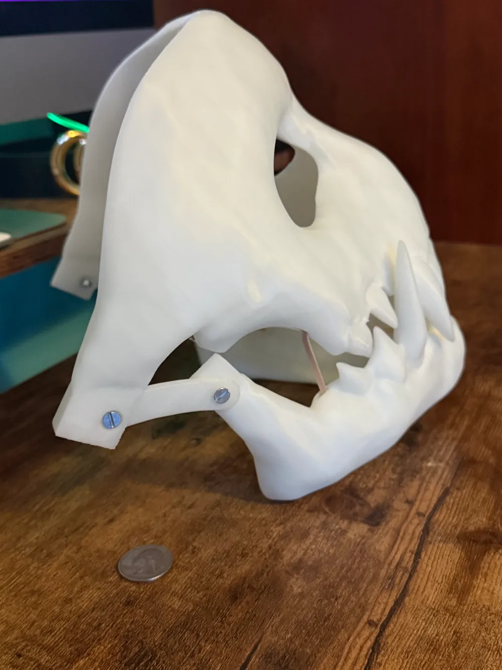 Skull Mask (Moveable Jaw) Remixed by Tech Tyrant MakerWorld: Download ...