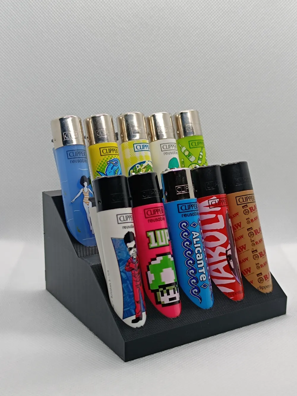 Clipper Lighter Stand by Zizzi93 MakerWorld: Download Free 3D Models