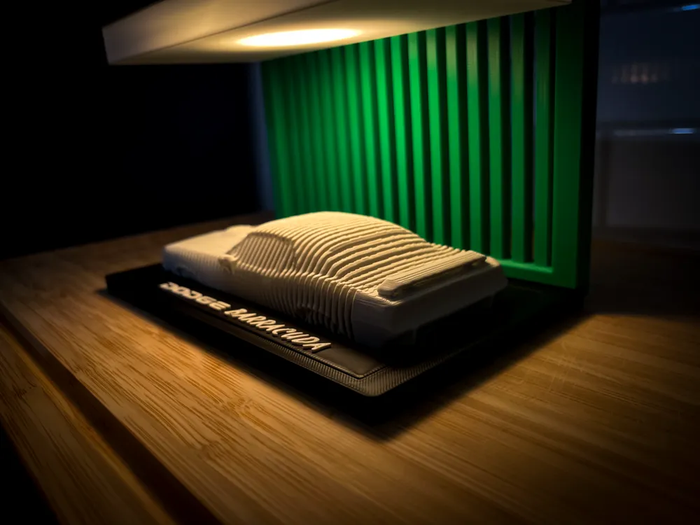 Plymouth Barracuda - Layered Car Art Remixed by ShapeShift 3D Creations ...