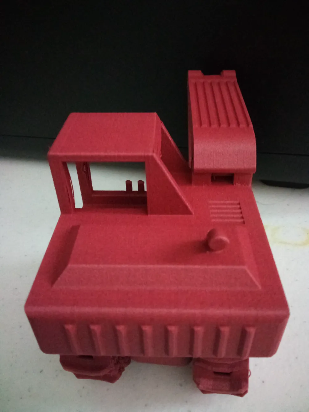 working print in place model excavator Remixed by MR. Printer ...