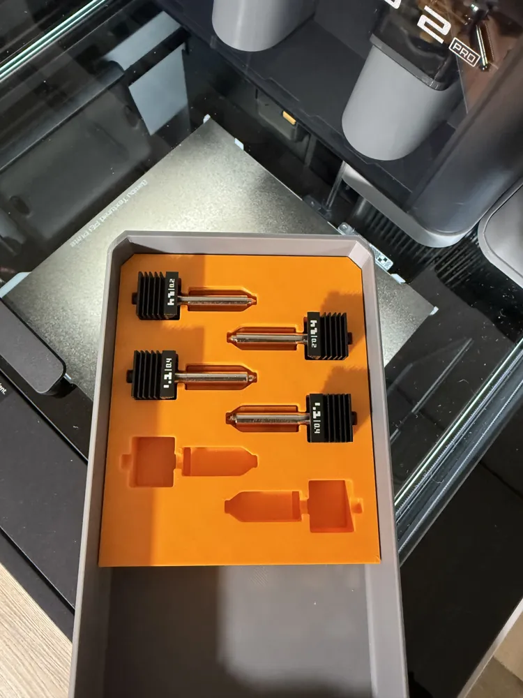 H2D Nozzle Organizer Insert H2D / AMS Drawers by JoeRo MakerWorld ...