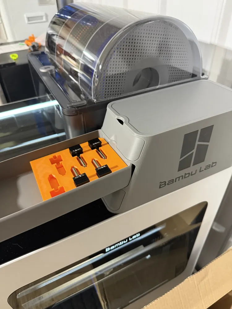 Nozzle Organizer Insert H2D / AMS Drawers by JoeRoMakerWorld: Download ...