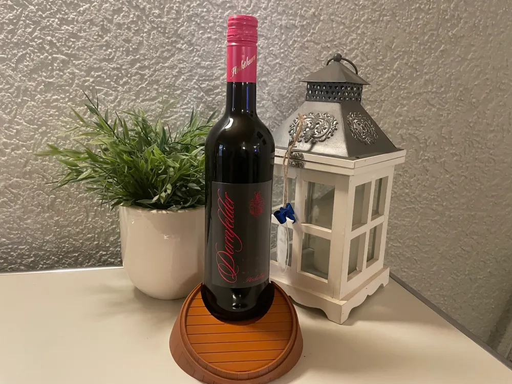 Wine Bottle Stand - Barrel - Wine Barrel - Wine - Free 3D Print Model ...