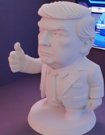 president donald trump - Free 3D Print Model - MakerWorld