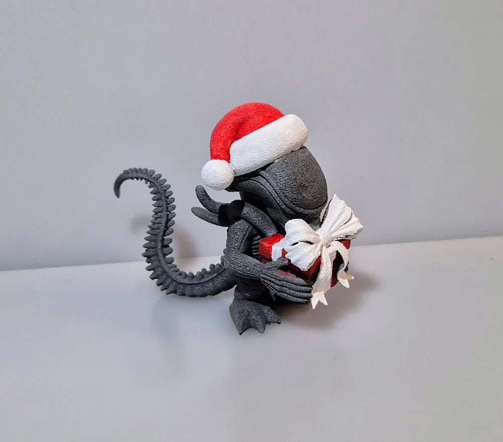 CHIBI XENOMORPH Most Original Christmas Ornament - Free 3D Print Model ...
