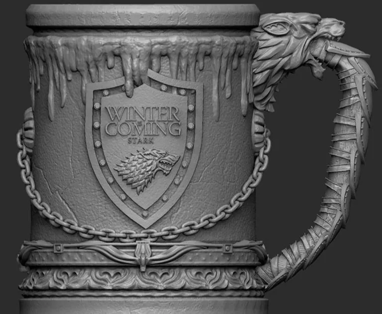 Game Of Thrones MUG (Stark) by The Creator - MakerWorld