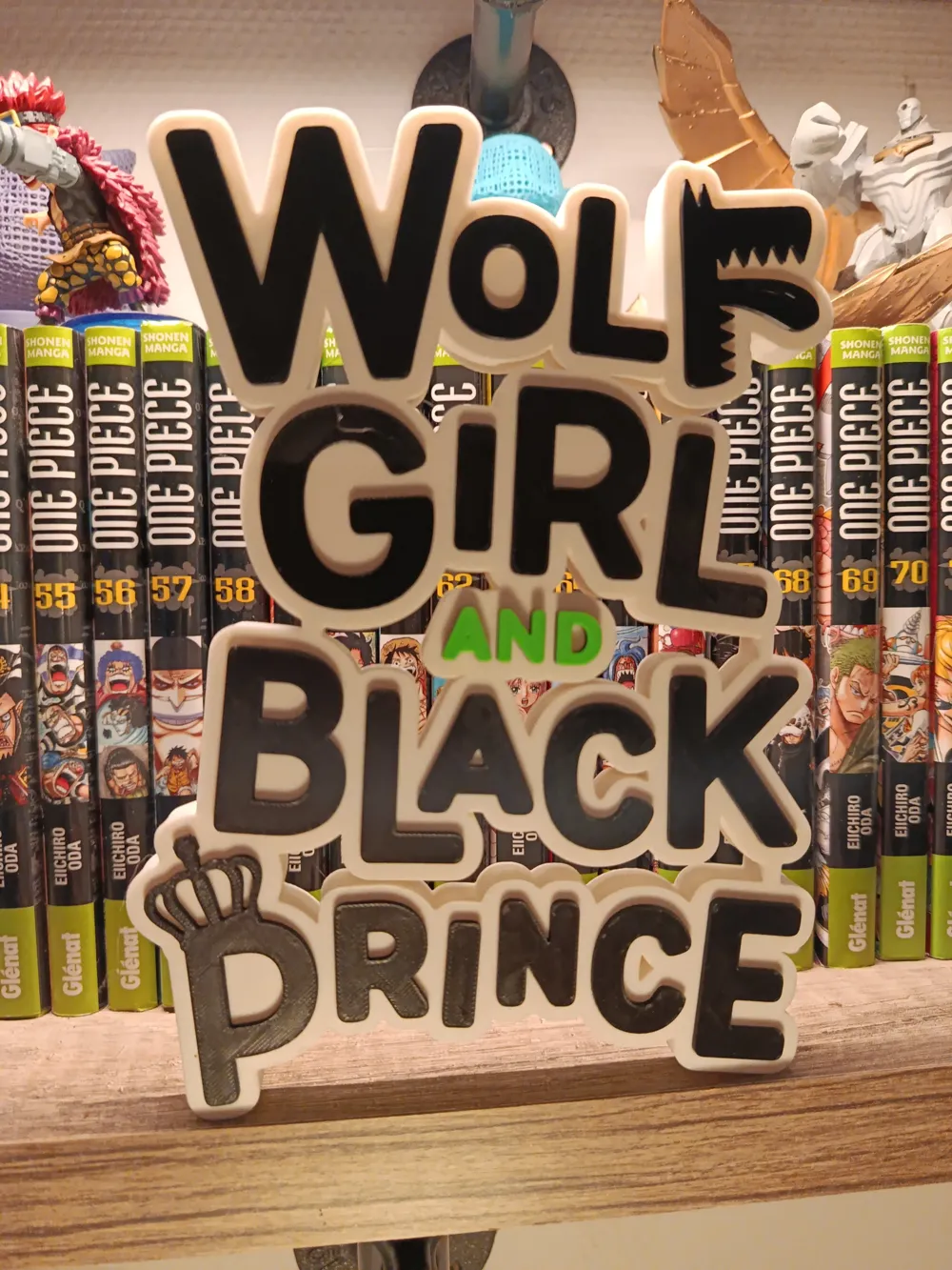 Logo Wolf Girl and black prince - Free 3D Print Model - MakerWorld
