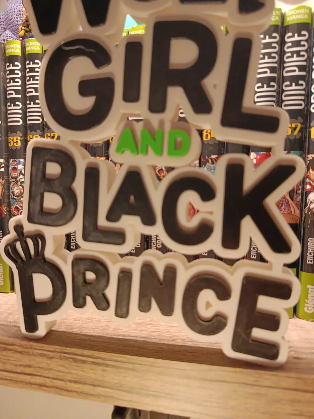 Logo Wolf Girl and black prince - Free 3D Print Model - MakerWorld