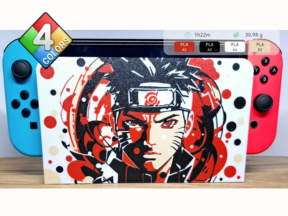 Coque Switch Oled Edition : "Naruto" by Kmit3D - MakerWorld