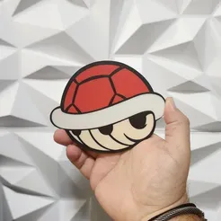 Super Mario Shell Coaster by Williams Industries - MakerWorld