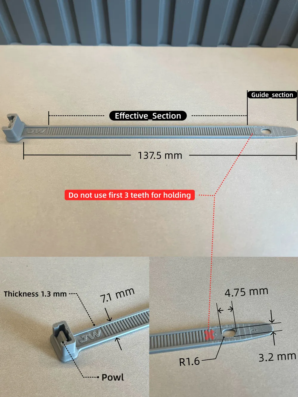 A cable tie with good performance /a Cable Tie with good stability v5.0 ...