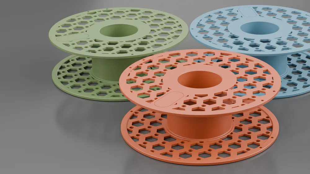 Bambu Lab Filament Spool | Original Size Replica - Free 3D Print Model ...