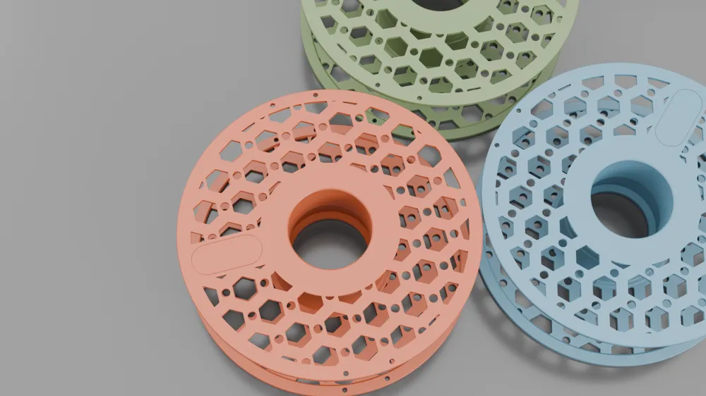 Bambu Lab Filament Spool | Original Size Replica - Free 3D Print Model ...