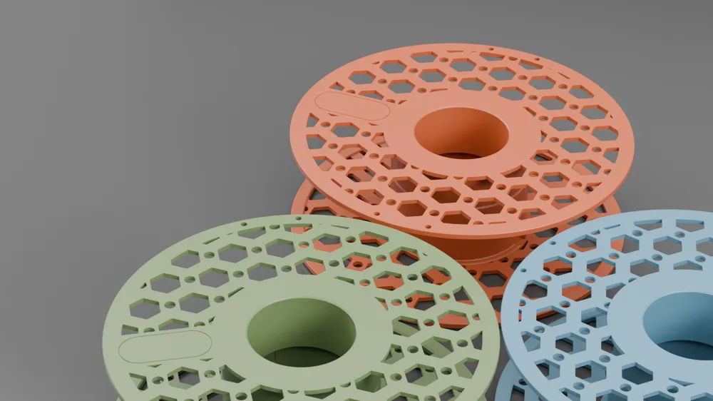 Bambu Lab Filament Spool | Original Size Replica - Free 3D Print Model ...