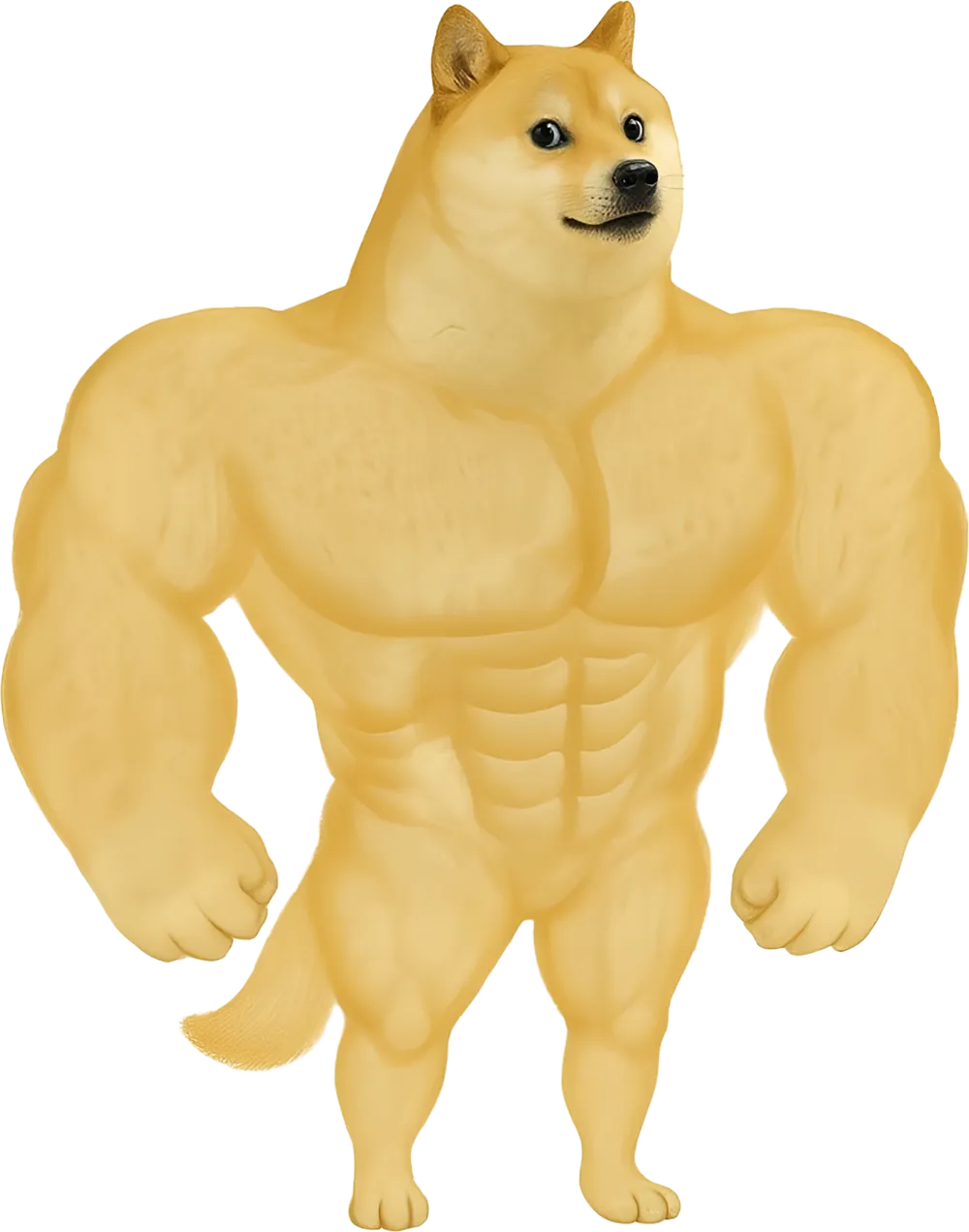 Doge musclé (emoji) - Modèle d'Impression 3D Gratuit - MakerWorld