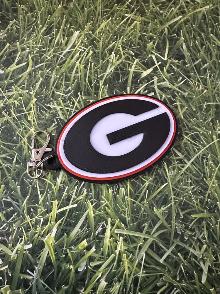 Georgia Rally Chain and Keychain - Free 3D Print Model - MakerWorld
