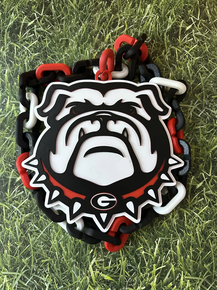 Georgia Rally Chain and Keychain - Free 3D Print Model - MakerWorld
