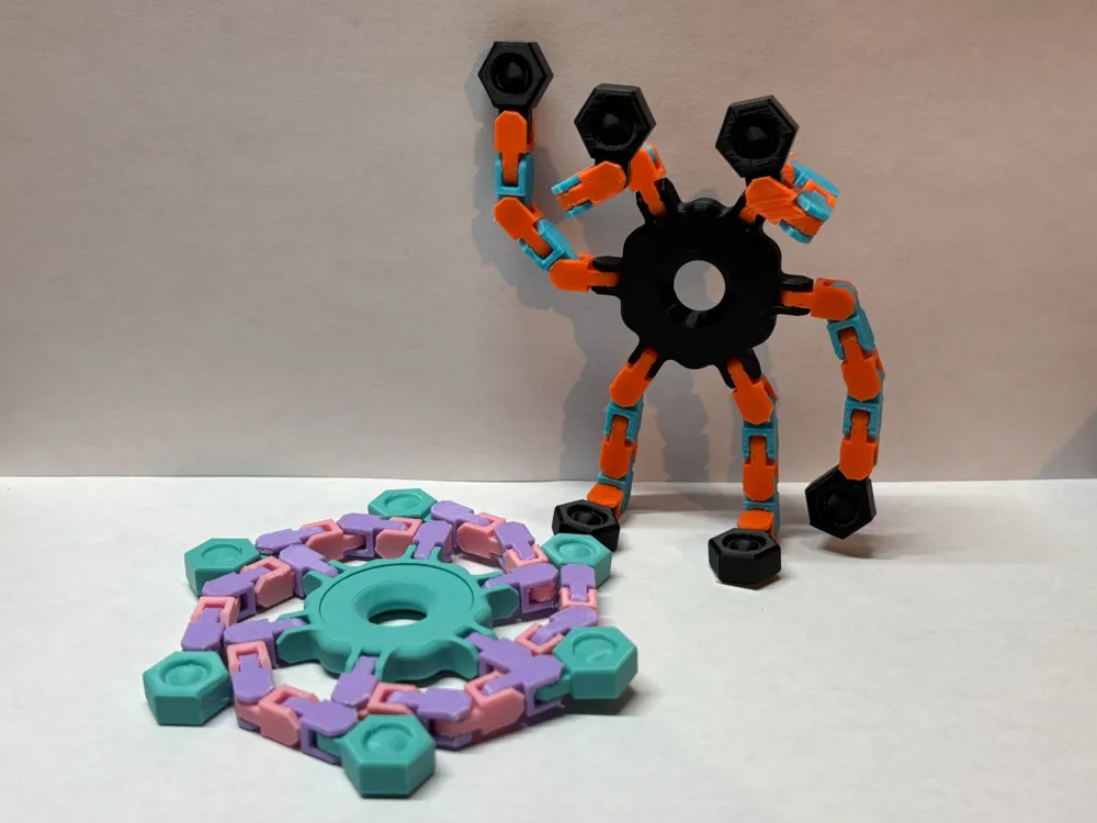 Flexible Fidget Spinner by RED_eleven MakerWorld: Download Free 3D Models