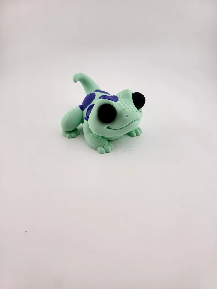 Kawaii Gecko Lizard Cute 3D Printable Animal Toy by Mad power ...