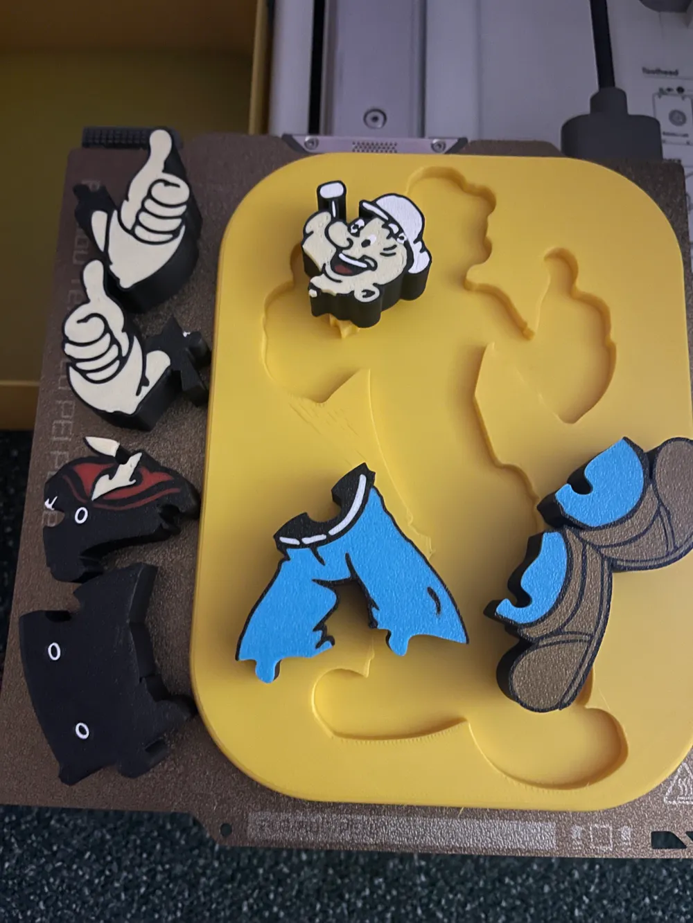 AMS - Popeye - insert puzzle for kids - AMS by intommy - MakerWorld