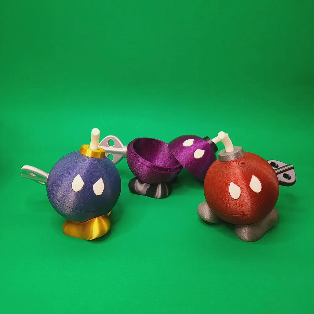 Paper Bob-omb container Remixed by planpa3d - MakerWorld