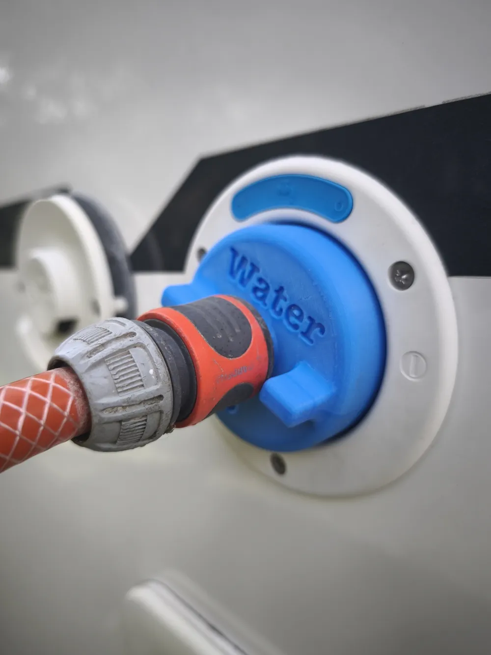 Easy & Quick Refill - RV Water Tank Adapter - Free 3D Print Model ...