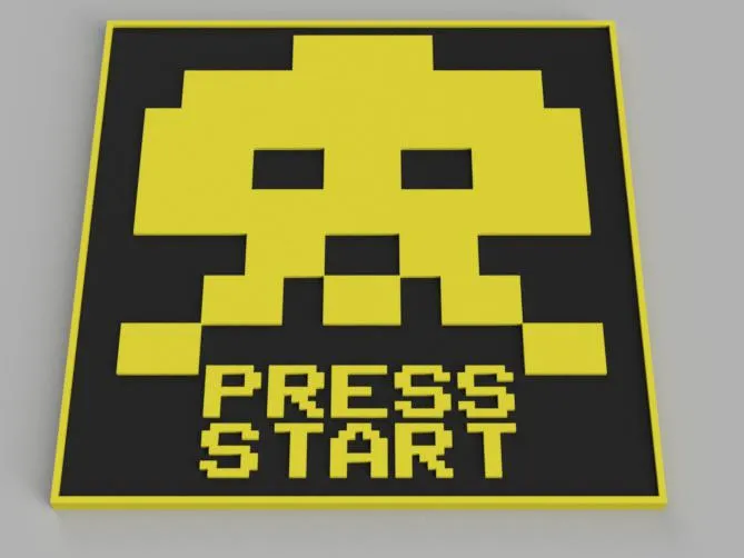 Posavasos Space Invaders/ Space Invaders Coasters by Nerro3D - MakerWorld