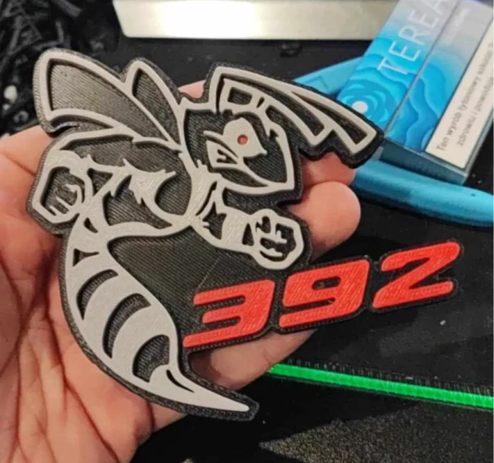 DODGE CHALLENGER CHARGER 392 HEMI Nameplate Emblem by GandaZSW ...