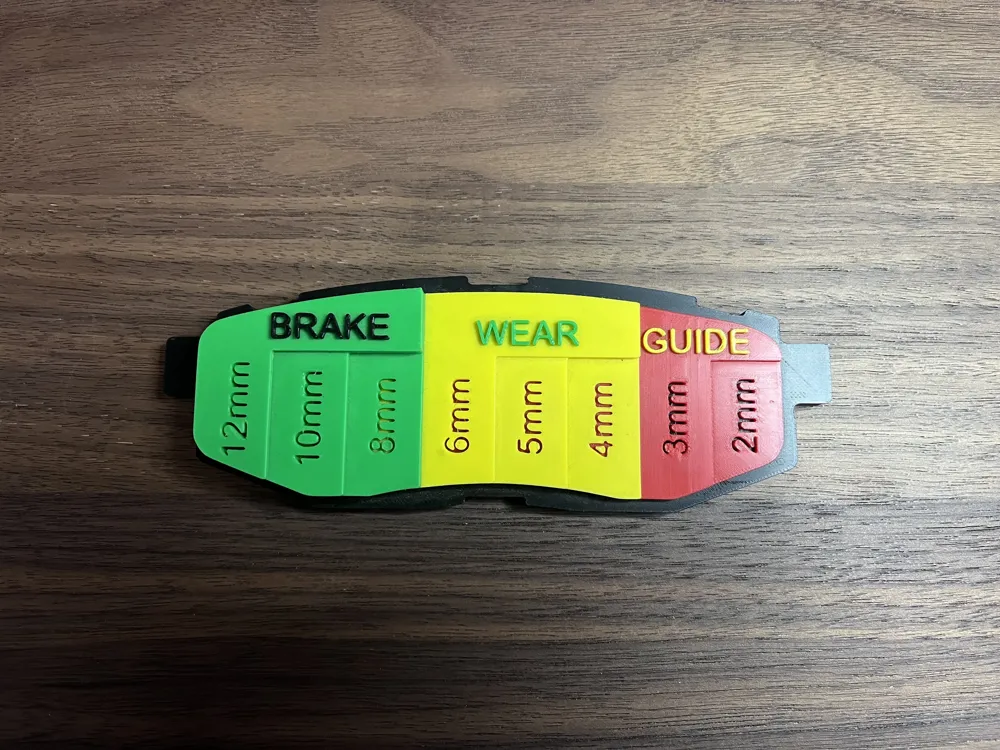 Brake Wear Guide - Free 3D Print Model - MakerWorld