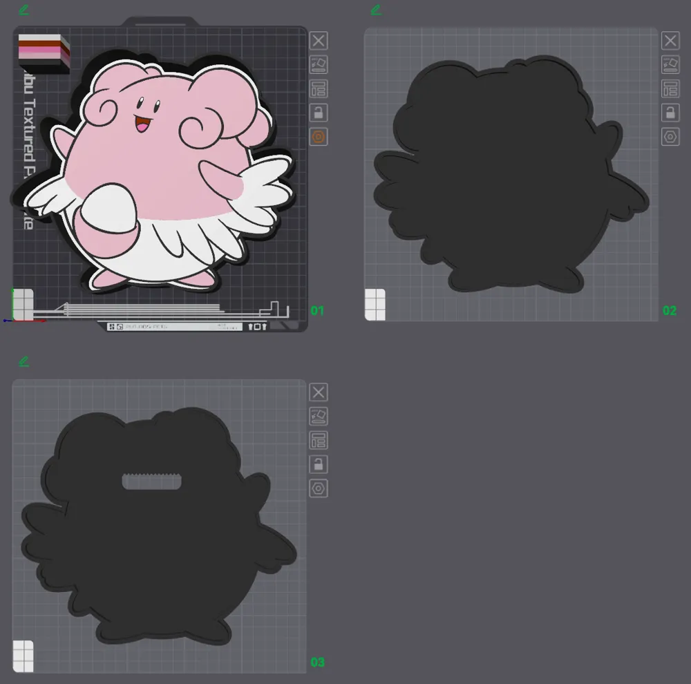 Pokemon - 0242 Blissey LED Lamp by BeeTee 3D - MakerWorld