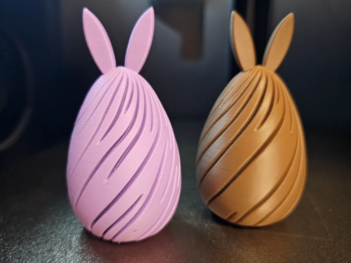 3D Print Easter Bunny – quick Easter Decor Egg (8 cm) - Free 3D Print ...