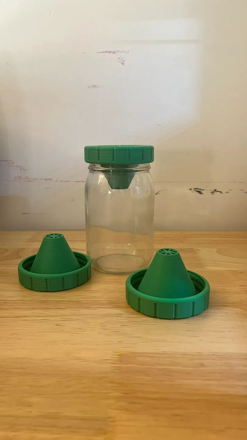Mason Jar Fruit Fly Trap by Dimensional Designs MakerWorld: Download ...