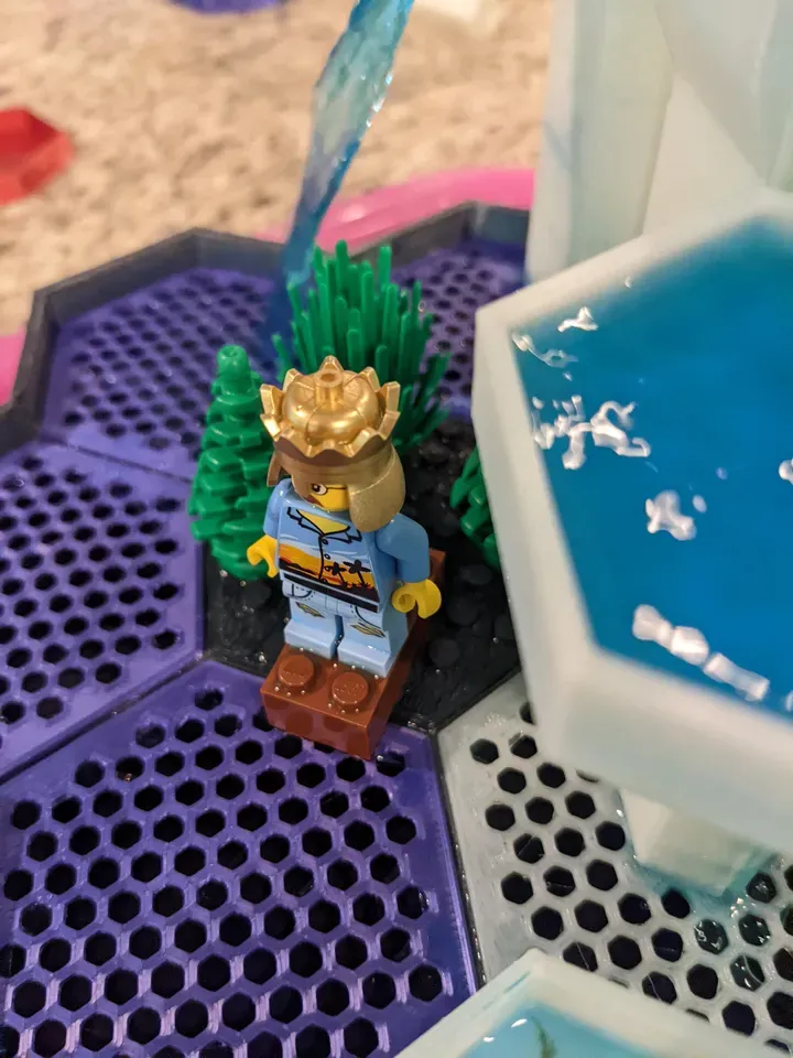 Modular Desktop Fountain Brick Stud Plate - Free 3D Print Model ...