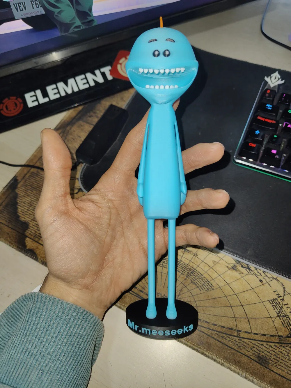 Mr.meeseeks - Free 3D Print Model - MakerWorld