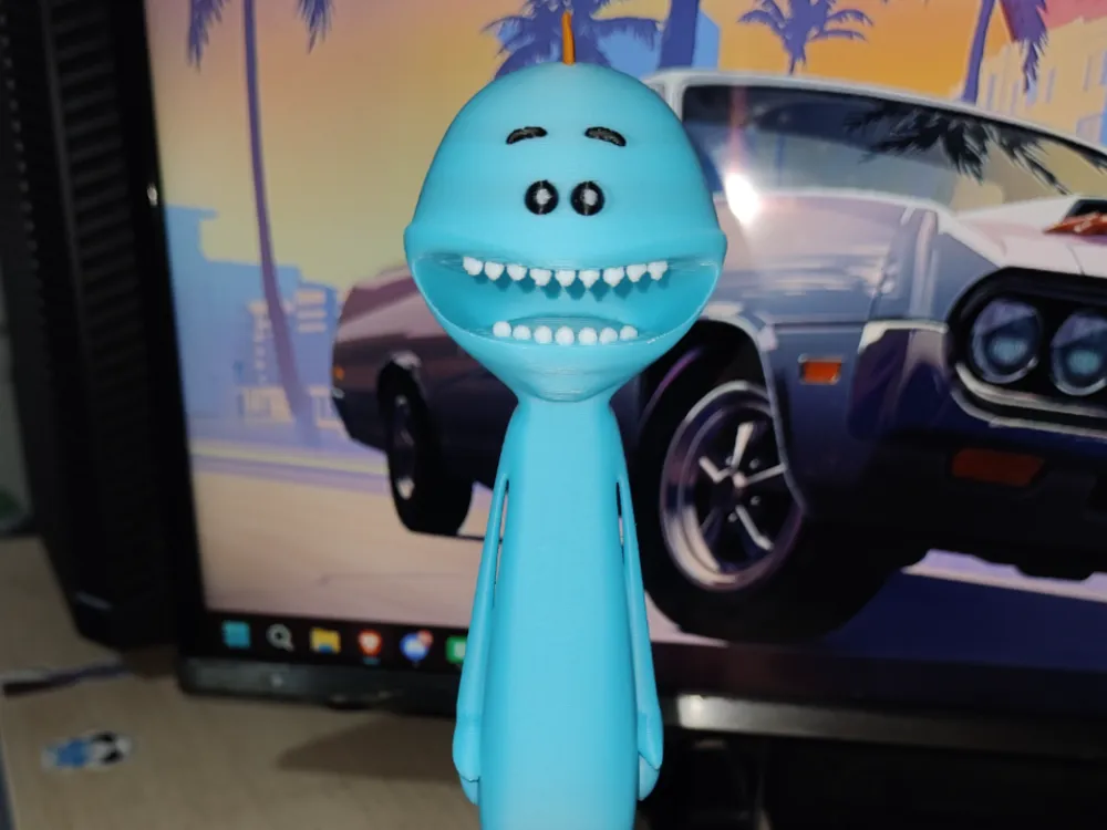 Mr.meeseeks - Free 3D Print Model - MakerWorld