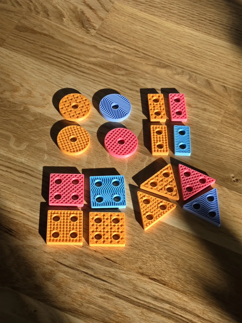 Montessori Texture Sorter Game + custom patterns - Free 3D Print Model ...