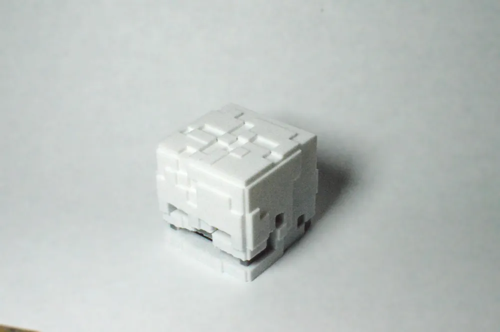 Minecraft Skeleton Skull by Striderman1 - MakerWorld