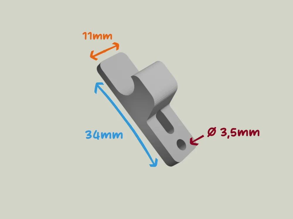 Mini Push-to-Open Latch Catch – Repair part - Free 3D Print Model ...