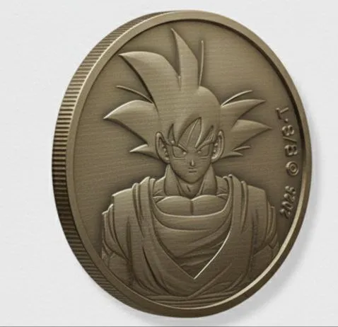 Dragon Ball 40th Anniversary Bronze Coin. - Free 3D Print Model ...