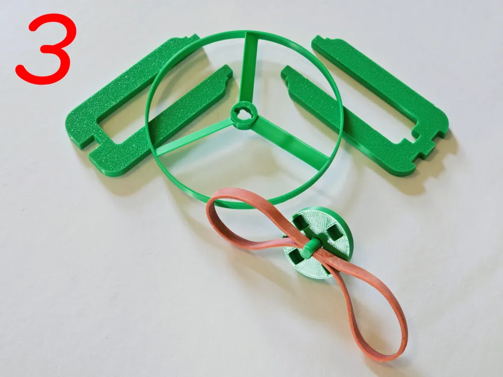 Rubber Band Copter by ThreeD-Michael - MakerWorld